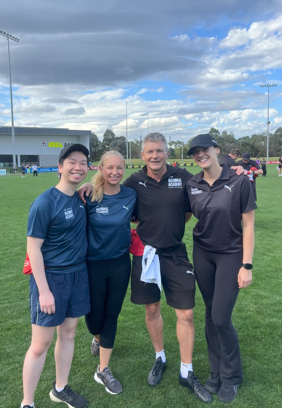 Physioworks Madison Klooster AFLW Academy team physiotherapist.